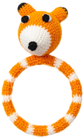 Crocheted Ring Rattles "Animal Theme" | For Babies & Kids | HDIF-USA